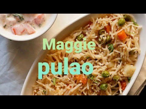 #How to make Maggie pulao?#Maggie pulao recipe #children's favourite# ...