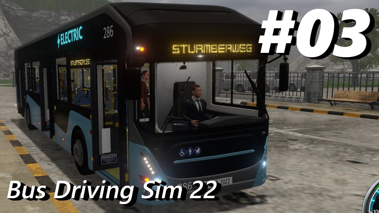 Bus Driving Sim 22 (EARLY ACCESS) #3 - Fahrt durch "Bayern" im Elektro ...