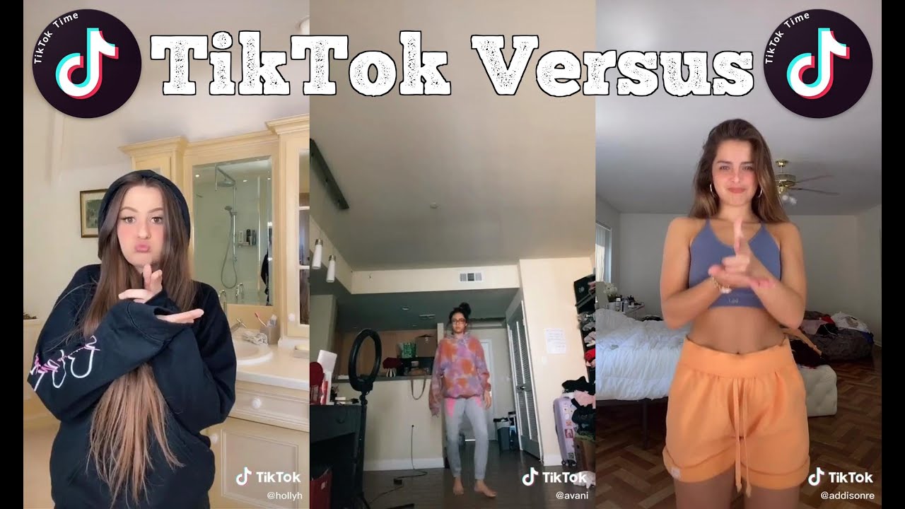 Holly H VS Avani VS Addison Rae | 100% IN SYNC TIKTOK COMPILATION - YouTube