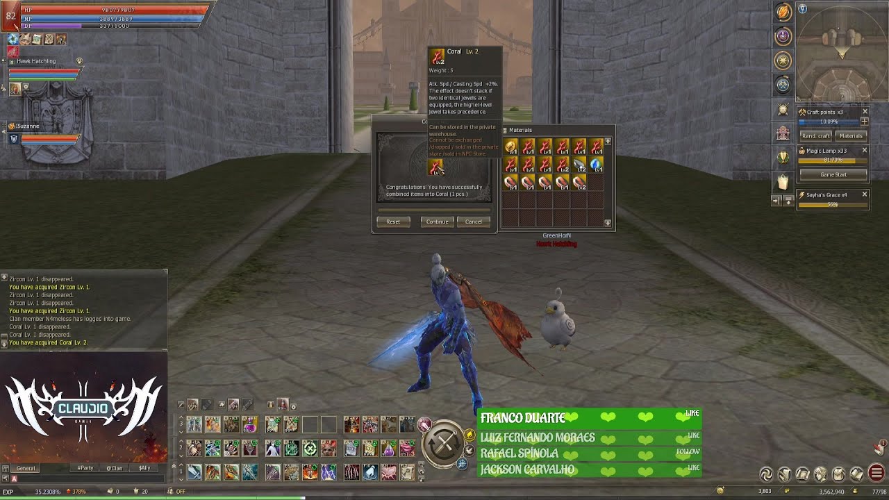 Lineage 2 Essence Blue Dia de Enchantar os items do Brooch - [PT-ESP ...
