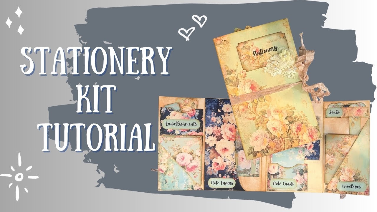 Stationery Kit - Tutorial - YouTube
