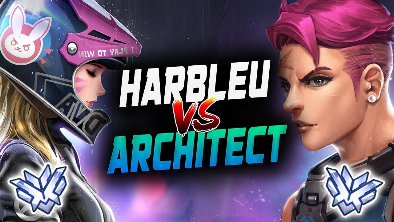 Architect Korean DVa VS Harbleu Insane Zarya! [ OVERWATCH SEASON 14 TOP ...