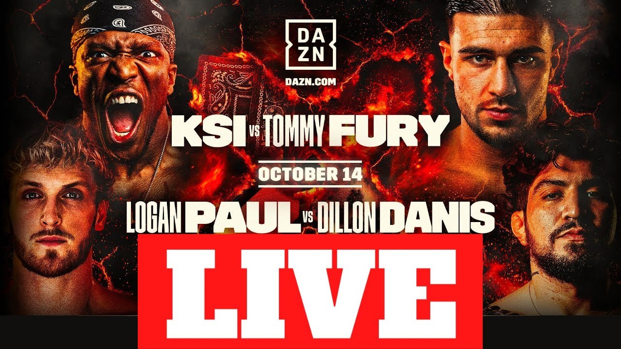 🔴KSI vs Tommy Fury Live Stream | Logan Paul vs Dillon Danis Full Fight ...