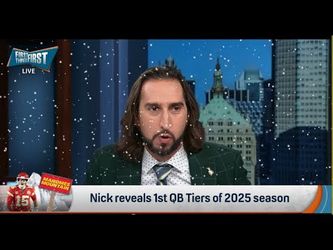 FIRST THINGS FIRST | Nick Wright's WILD QB Rankings, Hurts And Jayden ...