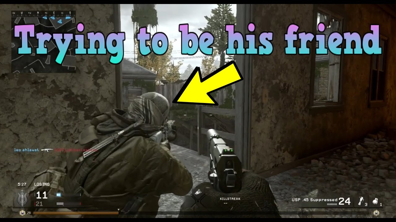 Cod 4 Remastered - Trying To Make Friends With The Enemy - YouTube