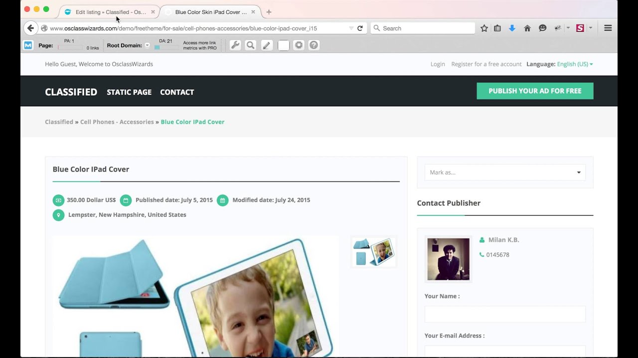 SEO Wiz : Free SEO Plugin for Osclass - YouTube