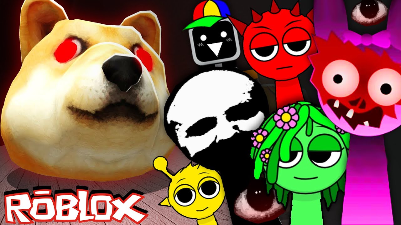 INCREDIBOX SPRUNKI ESCAPE Doge Head in Roblox! - YouTube