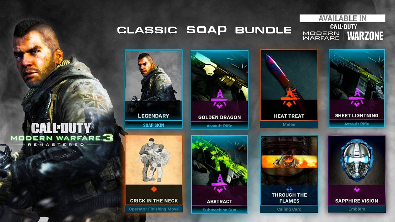 SOAP Coming End of SEASON 3 or 4 Warzone - Call Of Duty Modern Warfare ...