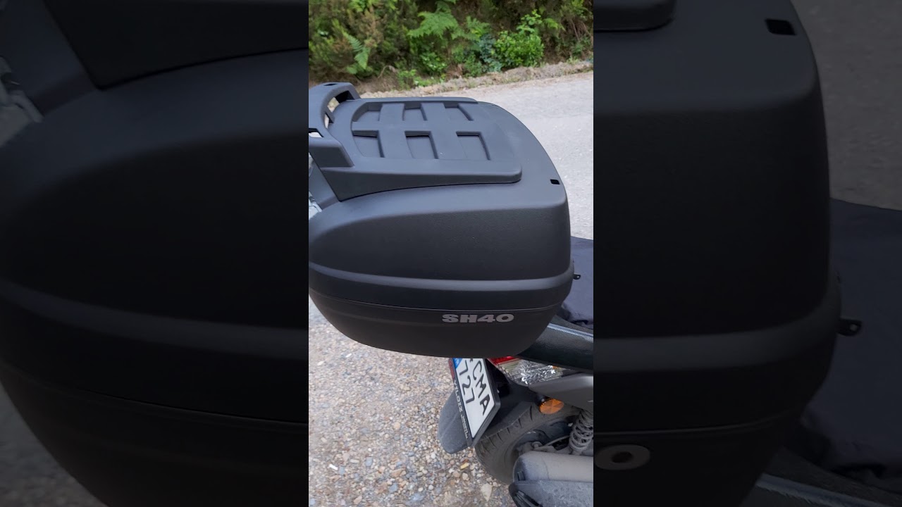 Shad sh40 top case canta inceleme - YouTube