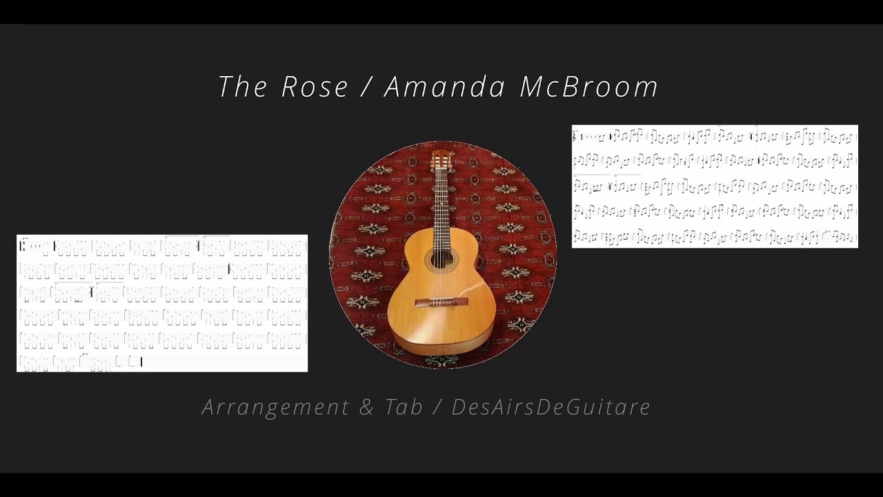 The Rose / Bette Midler ( Fingerstyle + Tab ) - YouTube