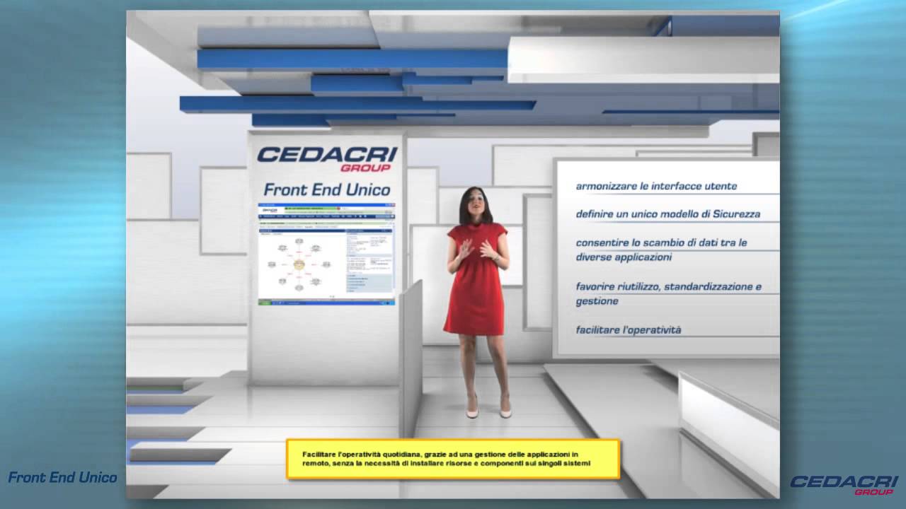 Cedacri - La nuova piattaforma FEU: Front End Unico di Filiale. - YouTube