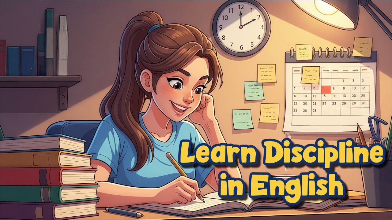 Learn Discipline in English 🕒 | Simple Daily Conversation Practice for ...