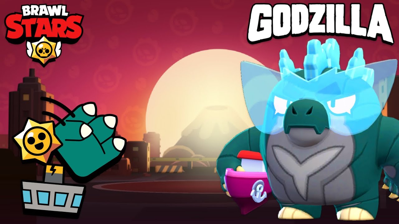 The NEW GODZILLA event in BRAWL STARS - YouTube