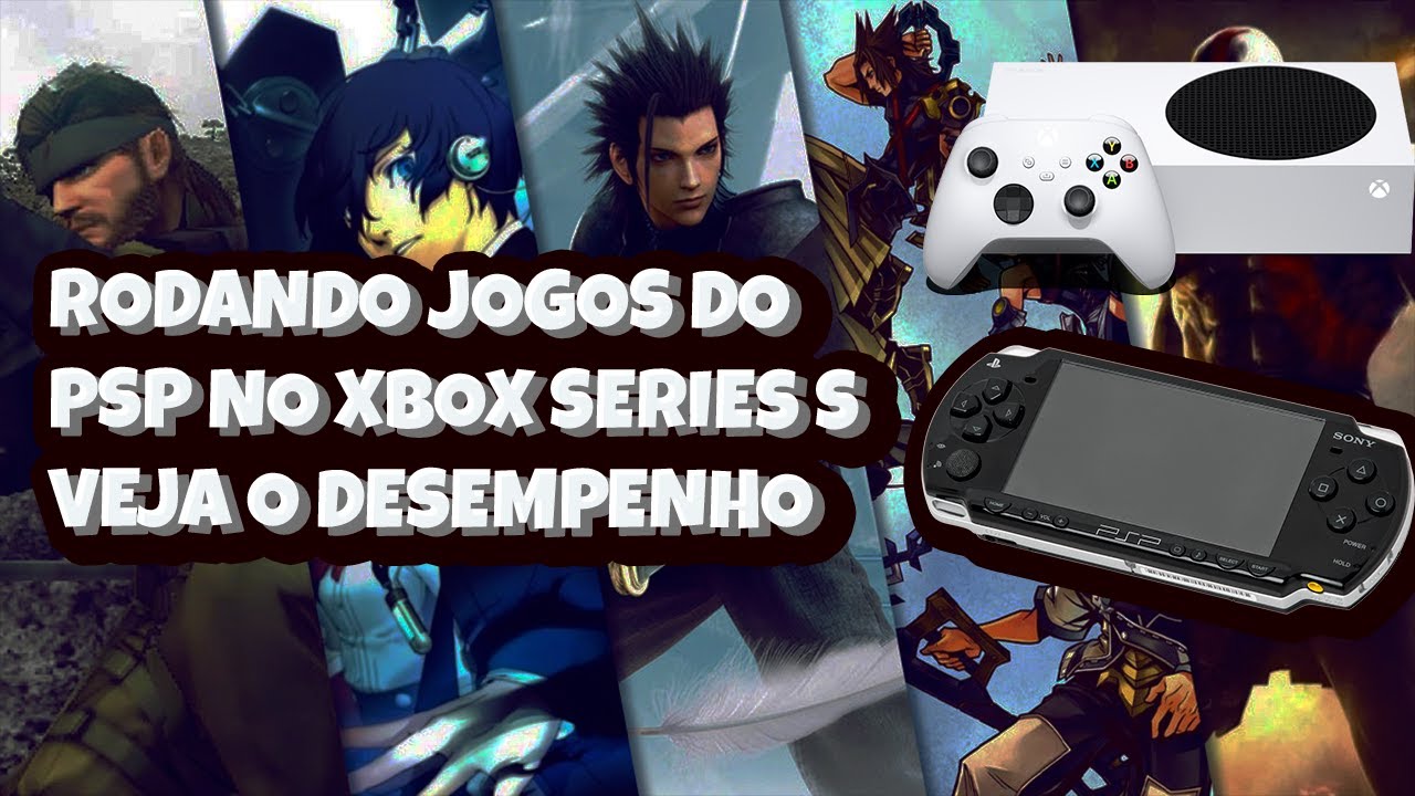 Rodando Jogos do Psp no Xbox Series S Veja o Desempenho - YouTube