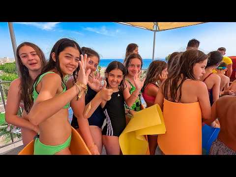 😂 No Room Left on the Slides! Crazy Crowds at the Water Park! 🌊
