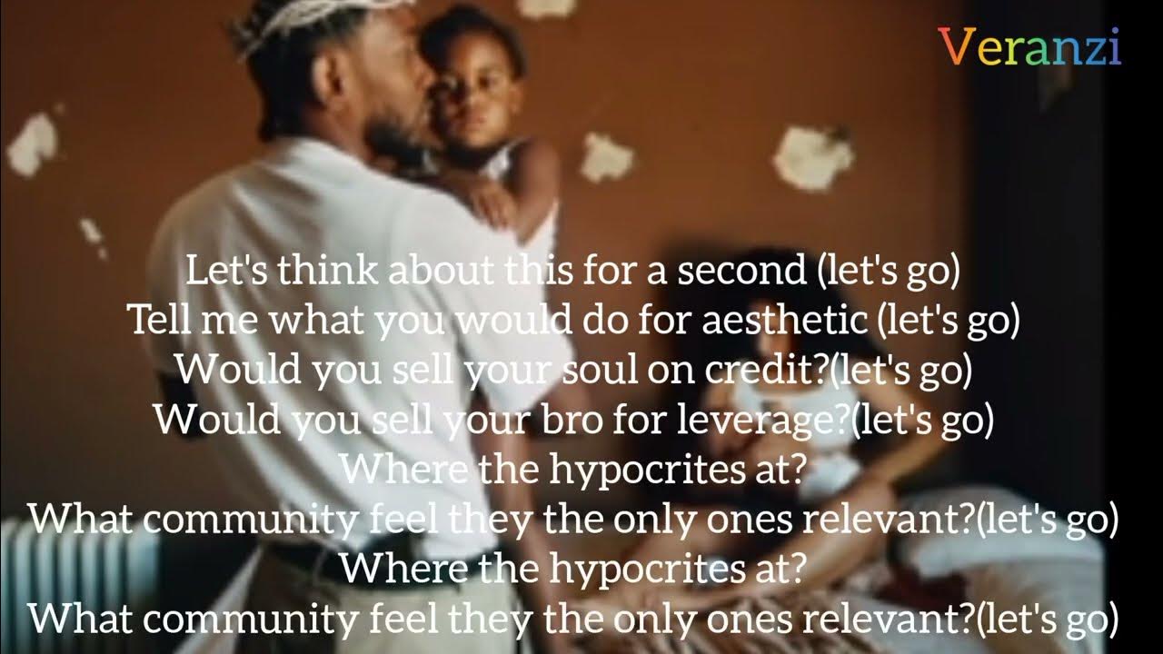 Kendrick Lamar - N95 (lyrics) - YouTube