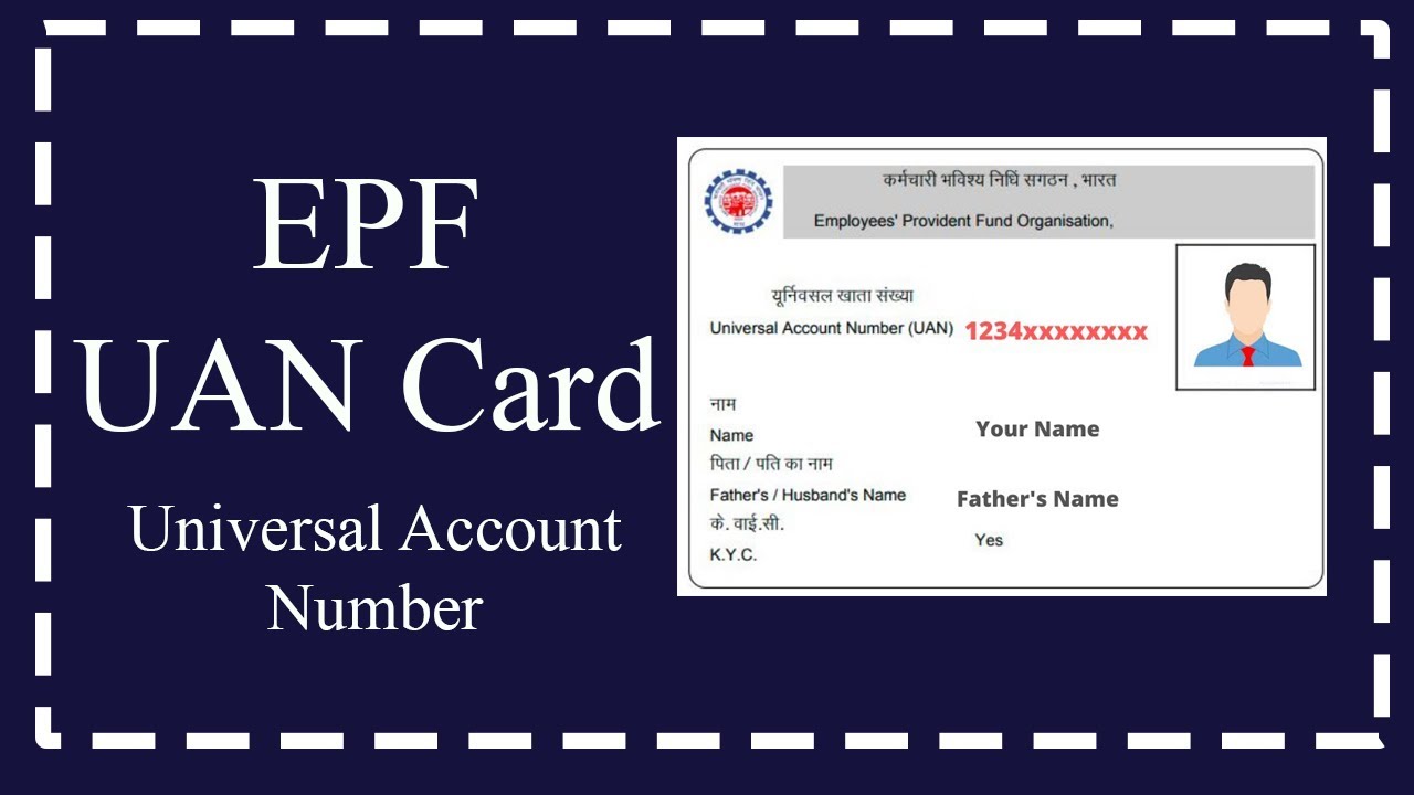 How to download UAN Card in telugu. provident fund ID card. EPFO ...