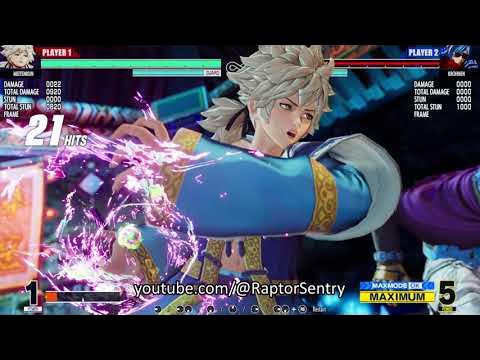 KOF XV New Patch 2.42 Meitenkun TOD 100% 22 Hit Corner Combo (Counter Hit j.CD Only, Mid Blue ...