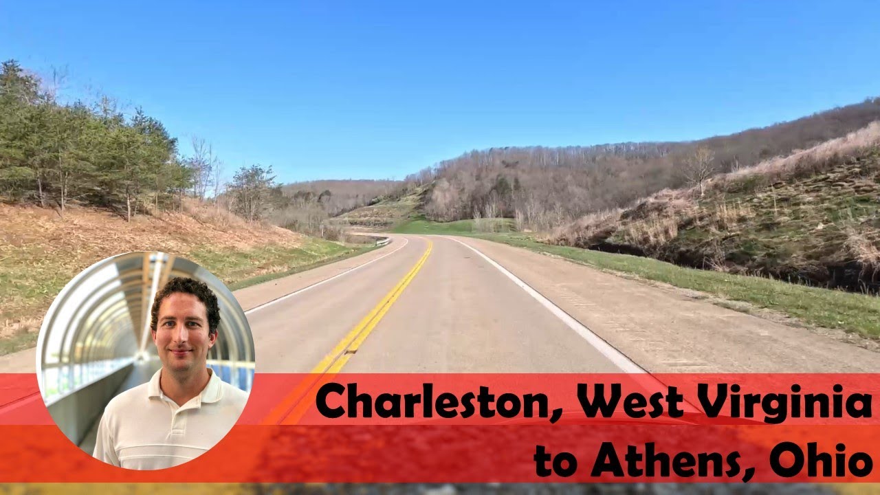 Driving from Charleston, West Virginia to Athens, Ohio (I-77 to US 33 ...
