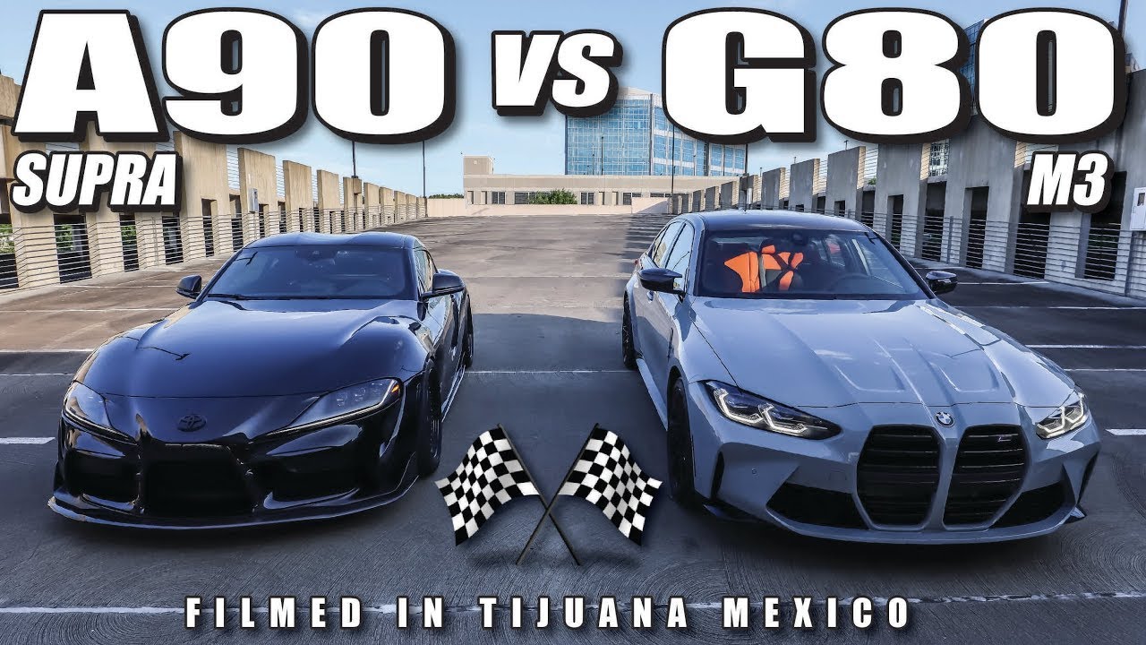 B58 SUPRA VS S58 G80 M3... - YouTube