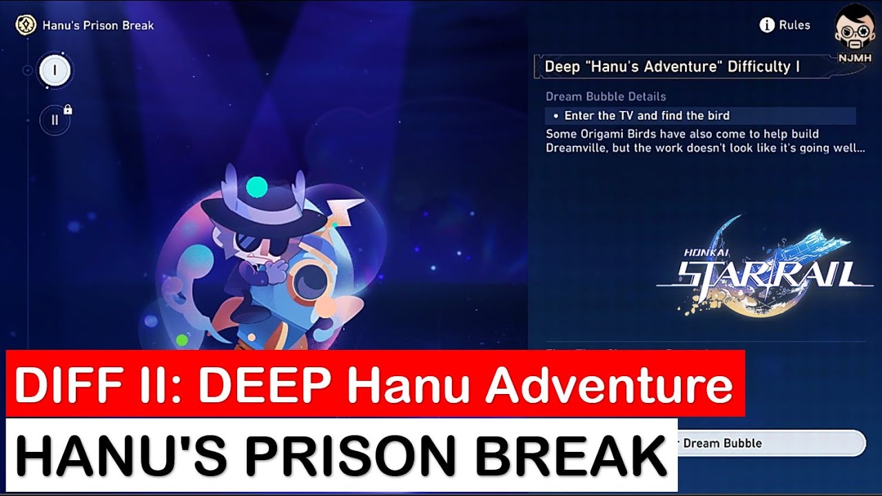 Difficulty II: DEEP Hanu's Adventure | Hanu's Prison Break | Honkai ...