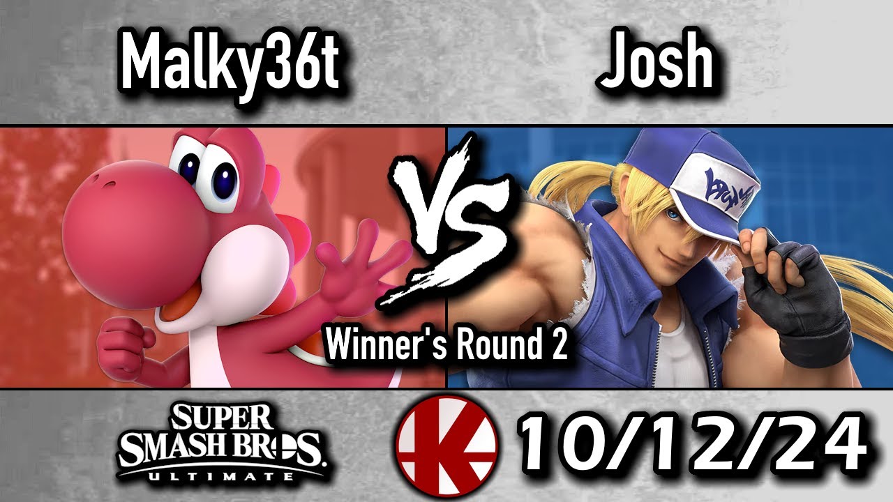 SSBU - Malky36t (Yoshi/Diddy) vs. Josh (Terry/Cloud) - Winner's Round 2 ...