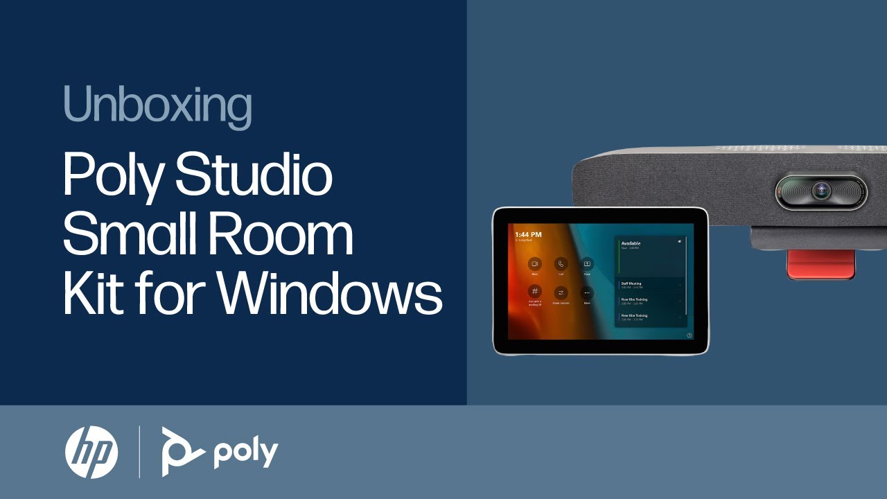 Poly Studio Small Room Kit: Setup (for Windows) | HP Support - YouTube