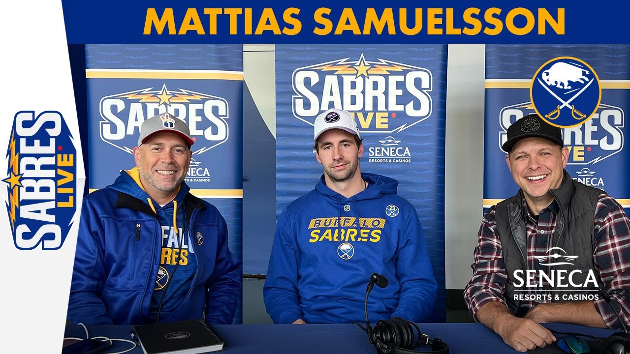 Mattias Samuelsson Joins Sabres Live | Buffalo Sabres - YouTube