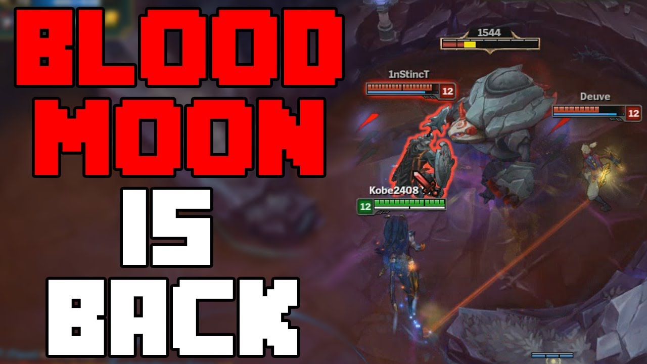 BLOOD MOON GAME MODE IS BACK FT NIGHTBRINGER YASUO | League of Legends ...