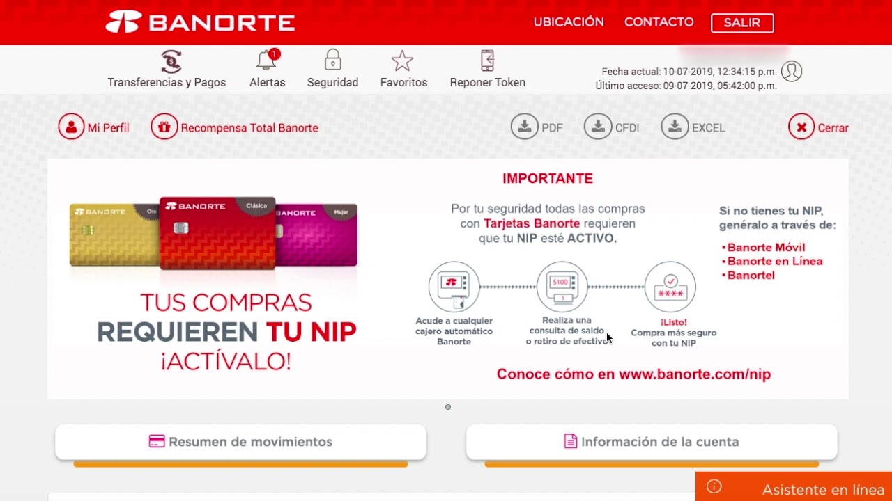 Descargar estado de cuenta en Banorte desde el navegador - 2019 - YouTube
