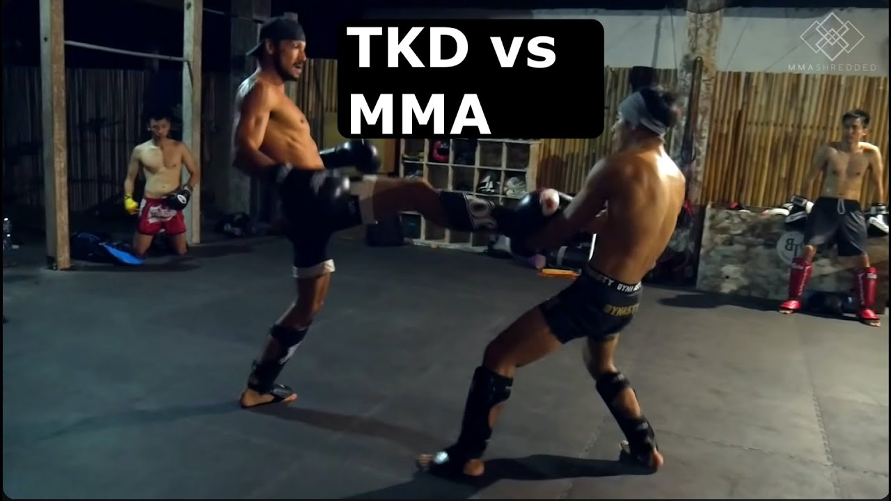 Jeff Chan MMA vs Big TKD Guy - YouTube