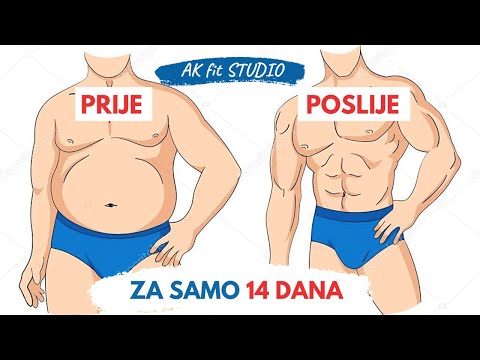 Kako brzo istopiti masnoće na stomaku za 14 dana treniranja?