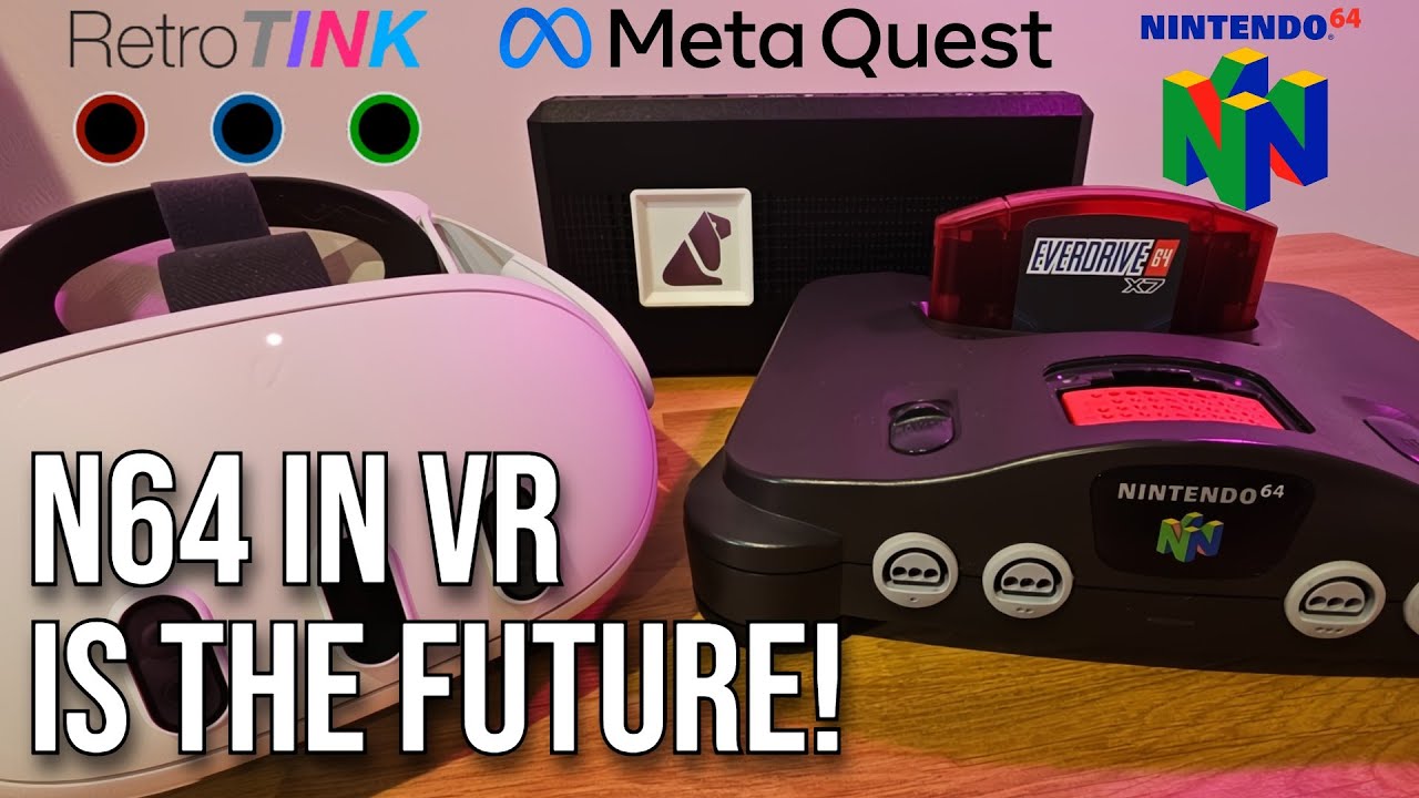 Playing Nintendo 64 in Virtual Reality with a RetroTink 4K is a ...
