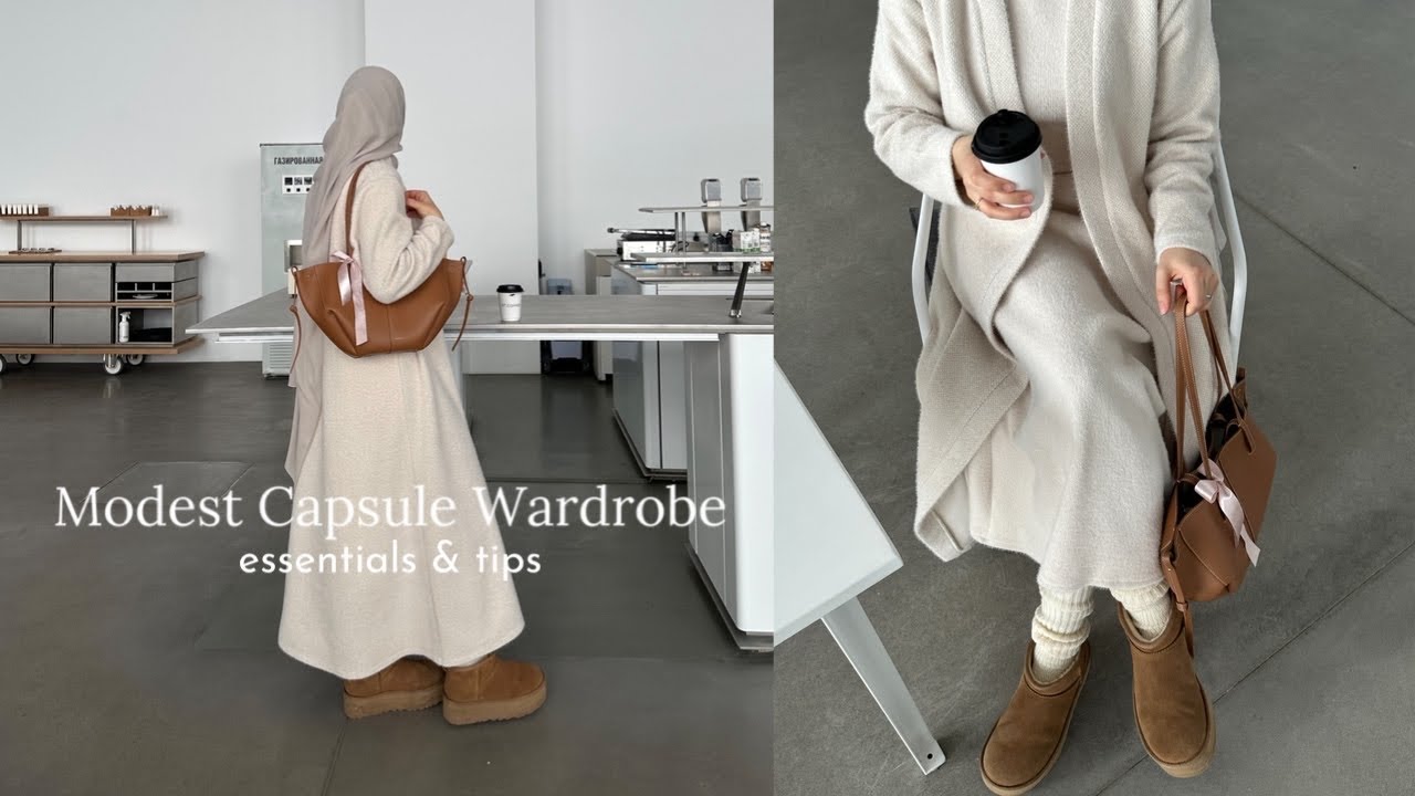 your guide to build a modest capsule wardrobe: essentials & tips - YouTube
