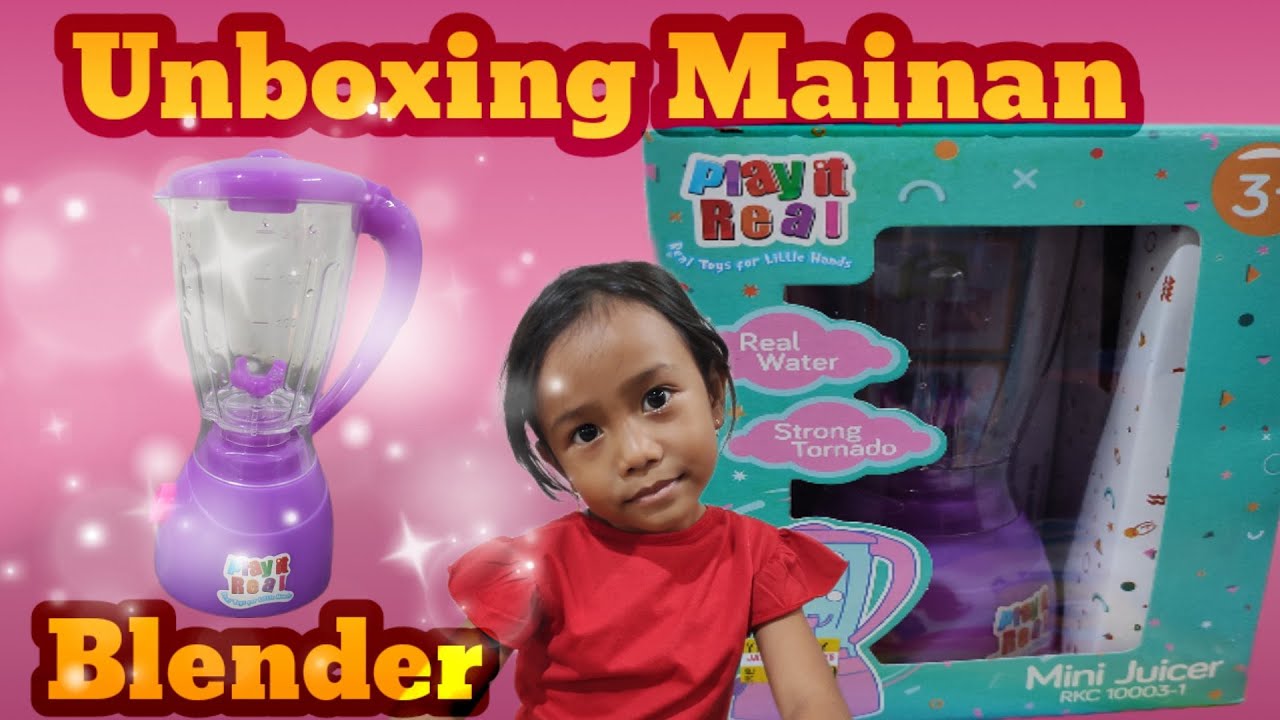 Unboxing mainan anak blender mainan - YouTube