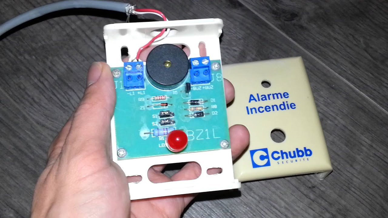 Alarme Générale Sélective Chubb BZ1L - YouTube