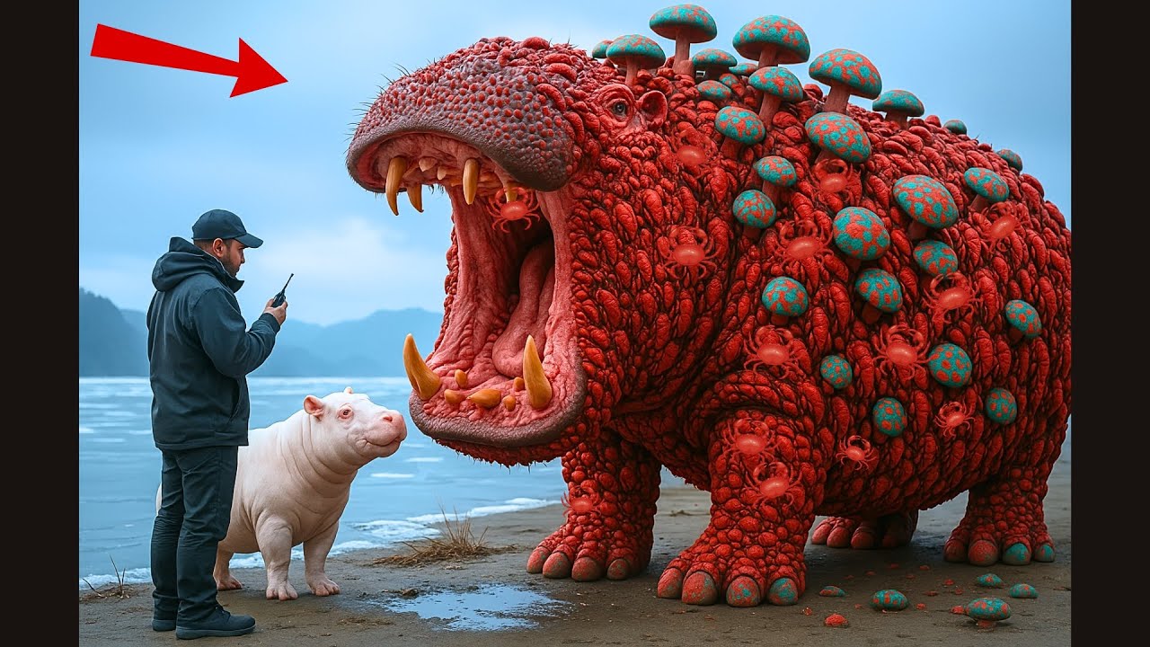 HIPPO Covered in Millions of Crabs & Parasitic Scorpions Rescued by ...