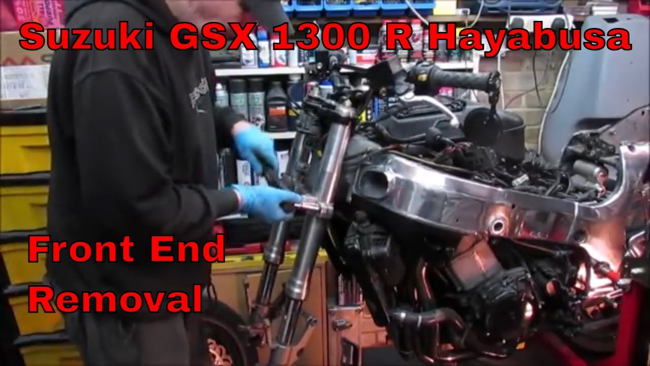 Suzuki Hayabusa - Part 57 - Removal of the front end - YouTube