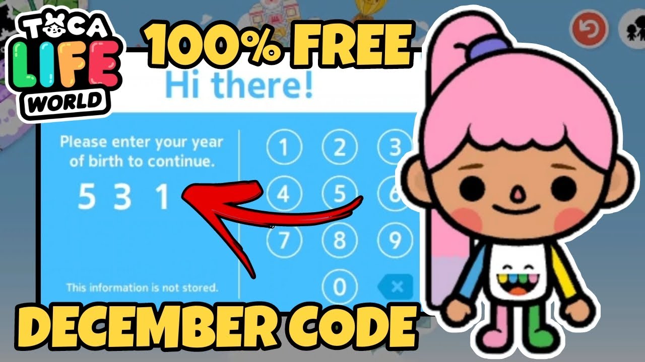 FREE DECEMBER CODE 🔒🌎 Toca Life World Secret and Hacks || Toca Boca ...