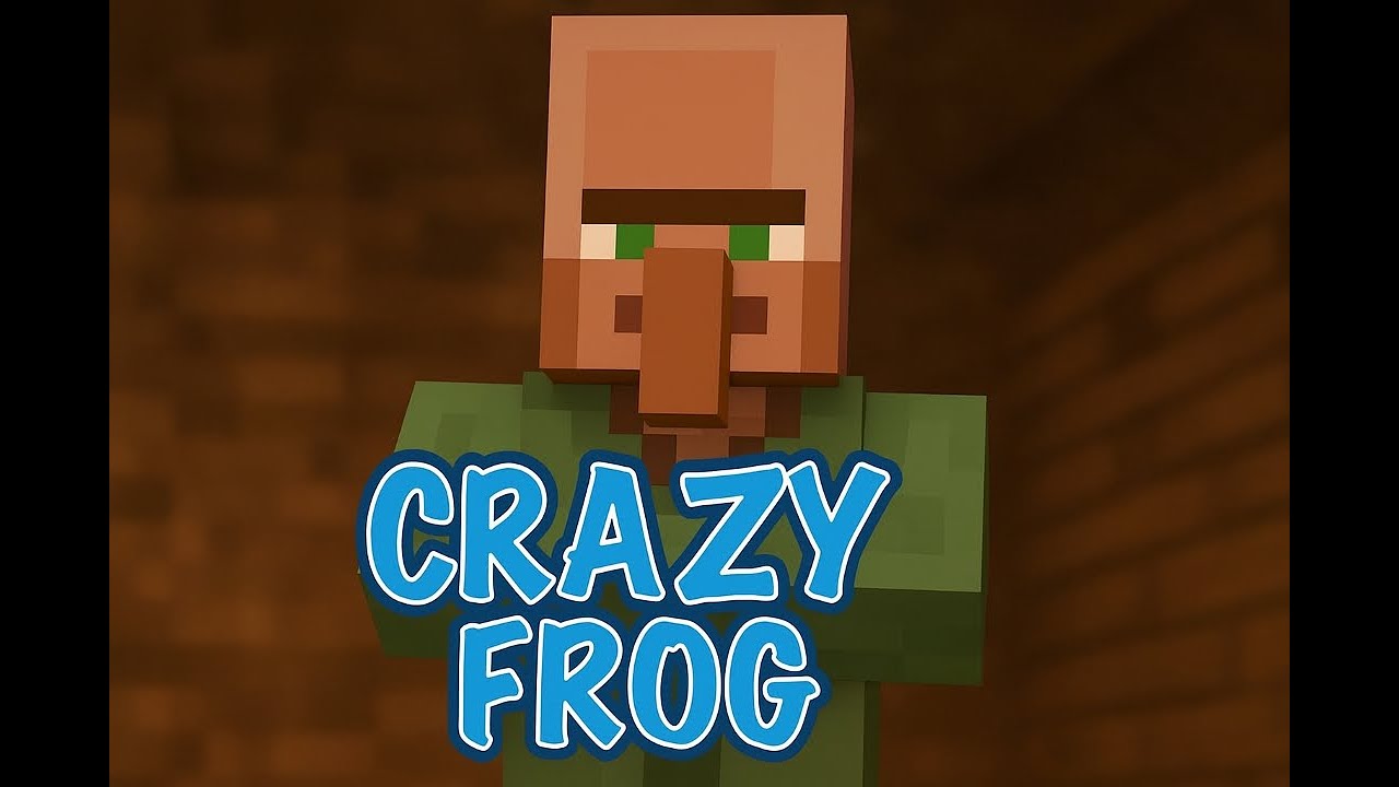 Minecraft Villager sings Axel F (Crazy Frog version) - YouTube