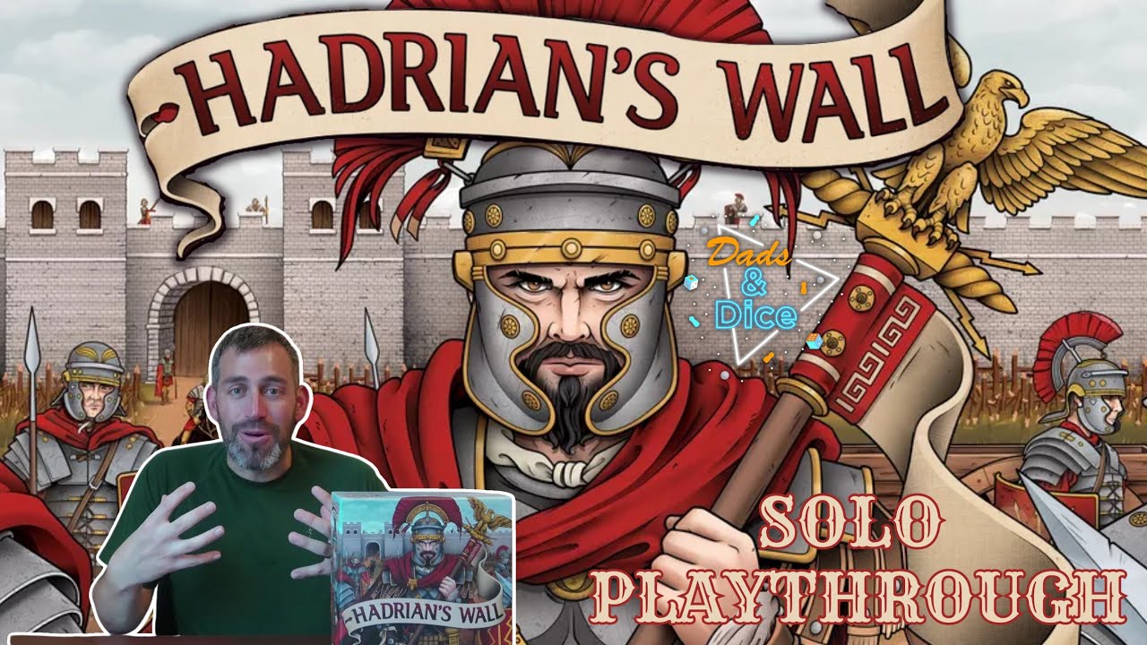 HADRIANS WALL | Solo Playthrough | Garphill Games - YouTube
