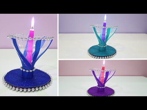 Pet Şişeden Ev Dekorasyonu Mumluk Yapımı 2019 | Home Decoration