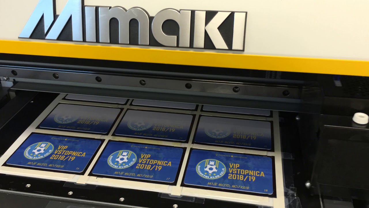 Tisk na PVC kartice - YouTube