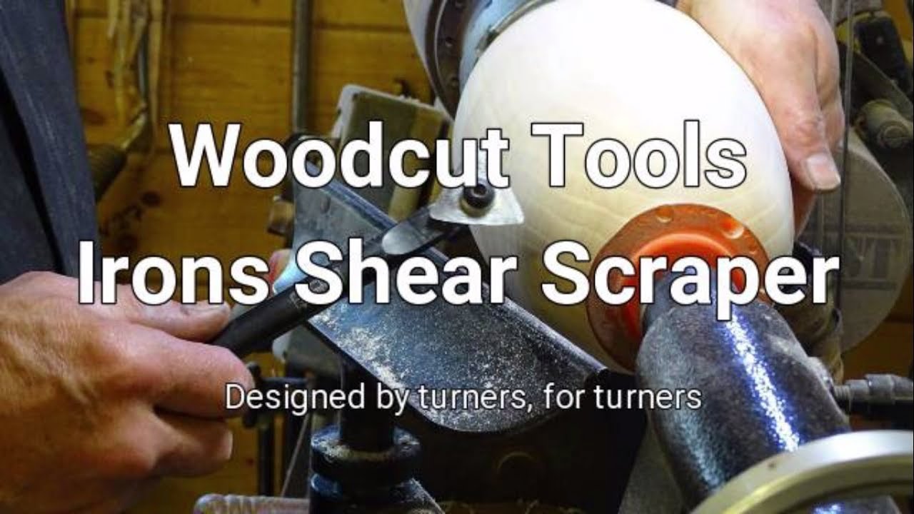 Woodcut Tools Irons Shear Scraper - YouTube