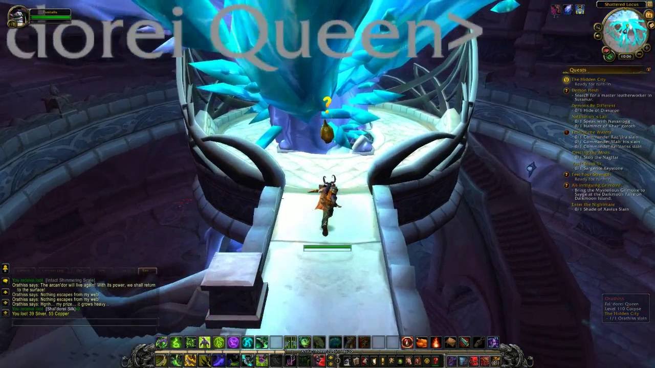 World of Warcraft The Hidden CIty Legion Quest Guide - YouTube
