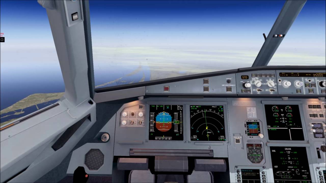 X-Plane JARDesign A320neo TCAS Warning 1 - YouTube
