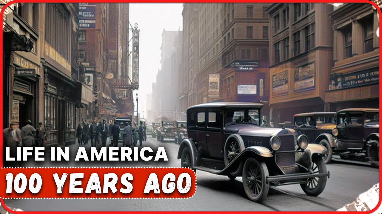 Life in America 100 Years Ago - YouTube