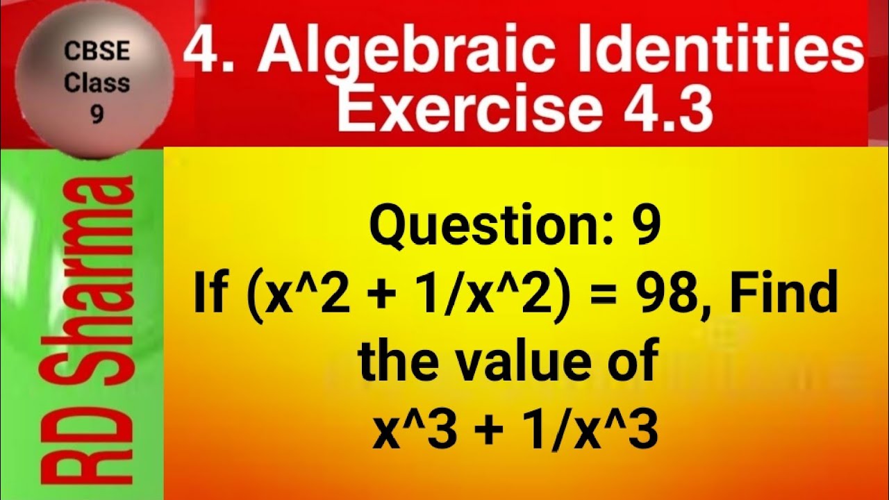 If x 2 1 x 2 98 Find The Value Of X 3 1 x 3 YouTube if-x-2-1-x-2-98-find-the-value-of-x-3-1-x-3-youtube