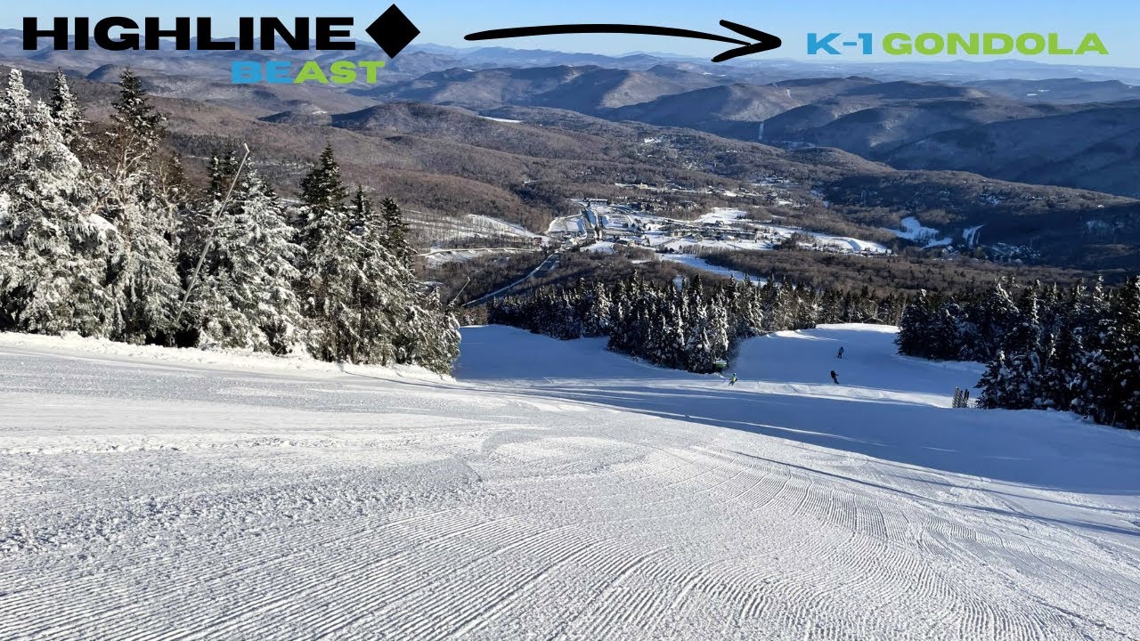 Skiing HIGHLINE at KILLINGTON RESORT (BEAST OF THE EAST) - YouTube