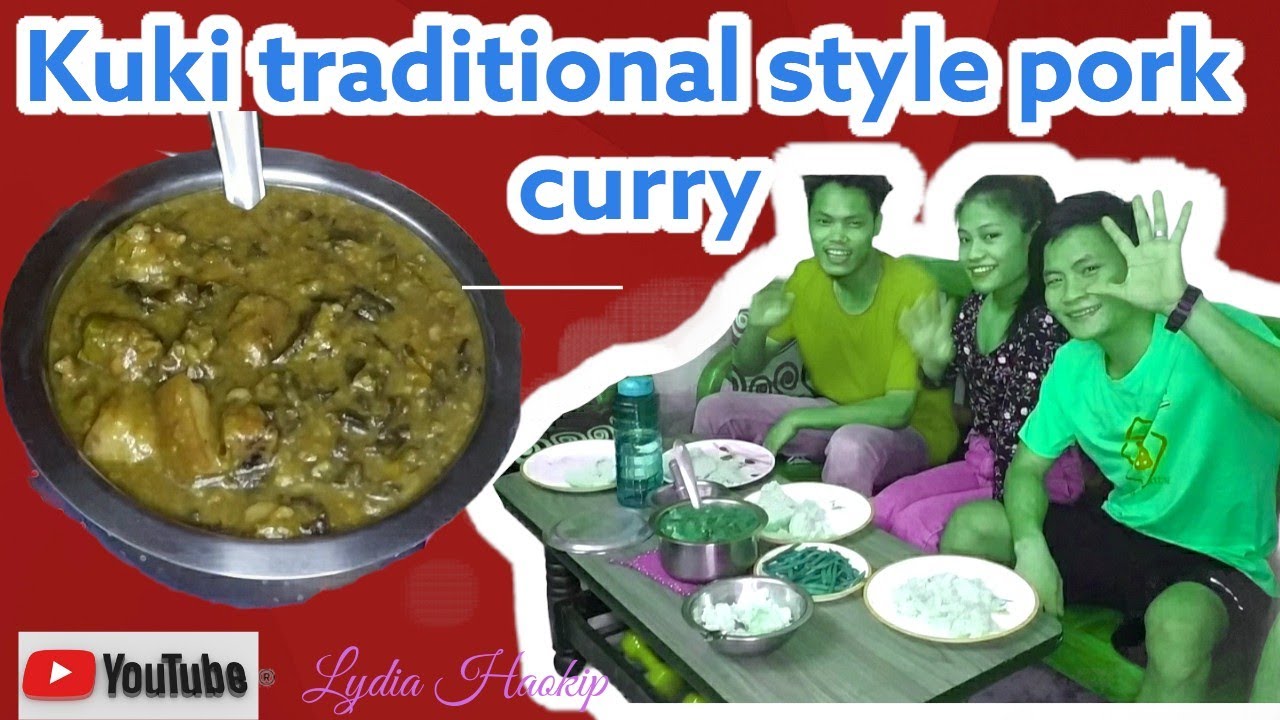 👨‍🍳kuki traditional style pork curry recipe 🐷🍖/vohsa sijou chang-al mae ...